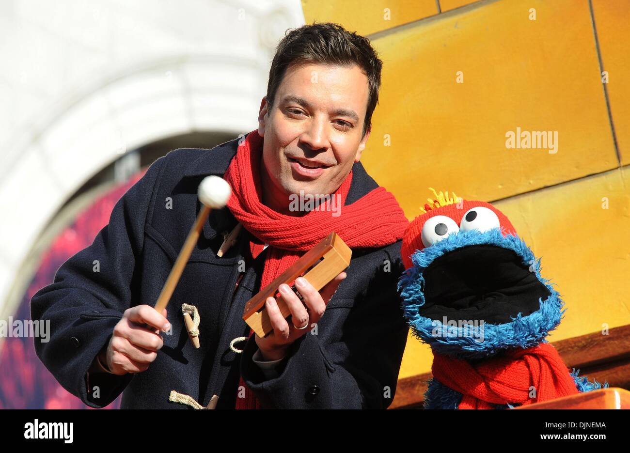 New York, NY, USA. 28th Nov, 2013. Jimmy Fallon, Cookie Monster in ...