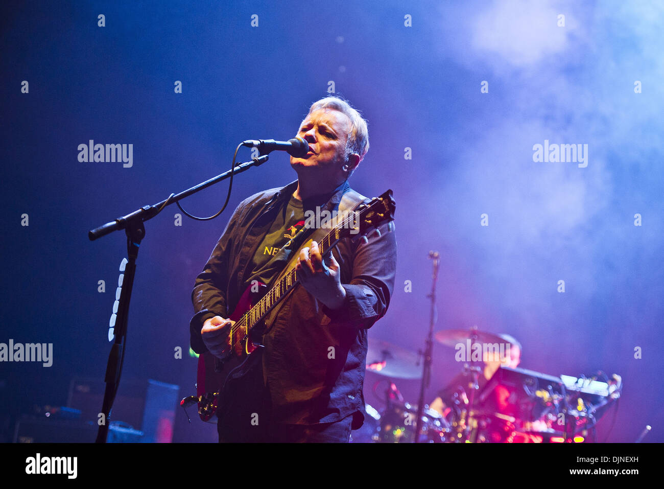 English rock band New Order perform live at Brixton Academy London UK ...