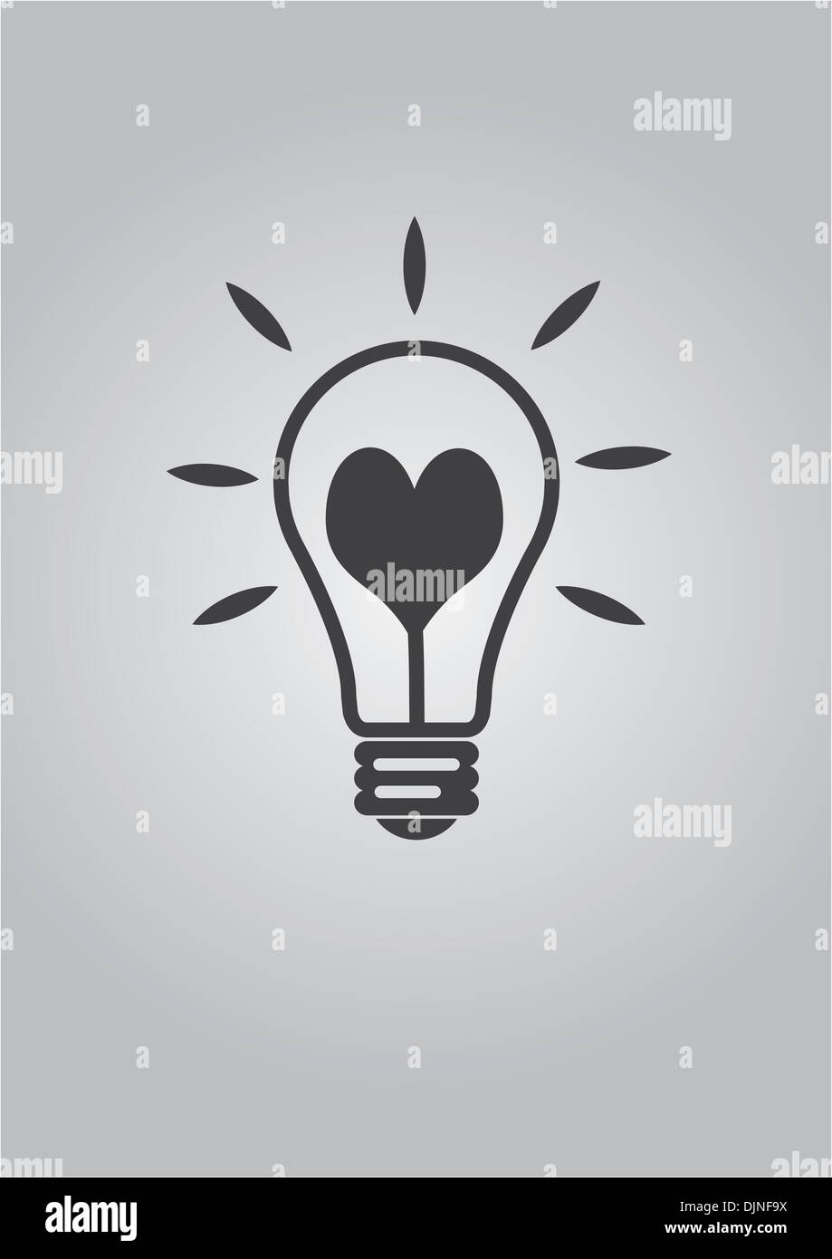 Concept of idea inspired bulb idea Stock Photo - Alamy
