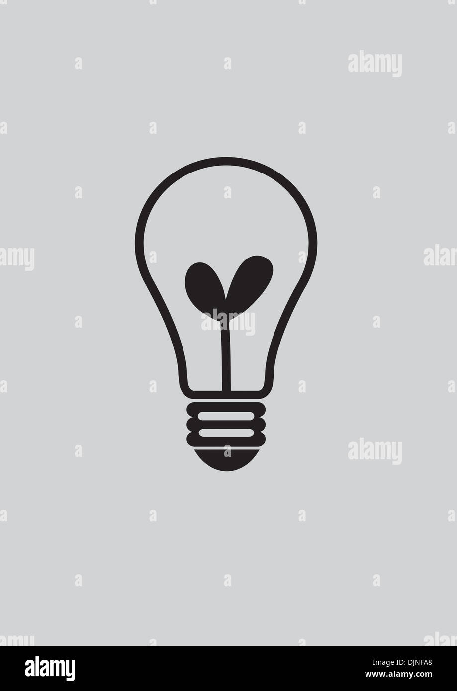 Concept of idea inspired bulb idea Stock Photo - Alamy