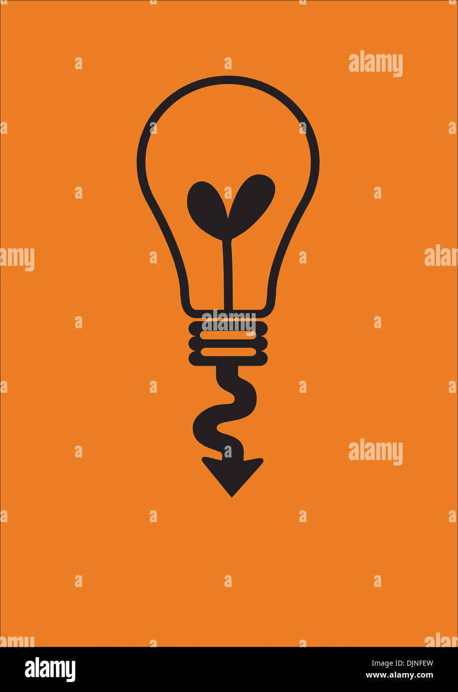 Concept of idea inspired bulb idea Stock Photo - Alamy