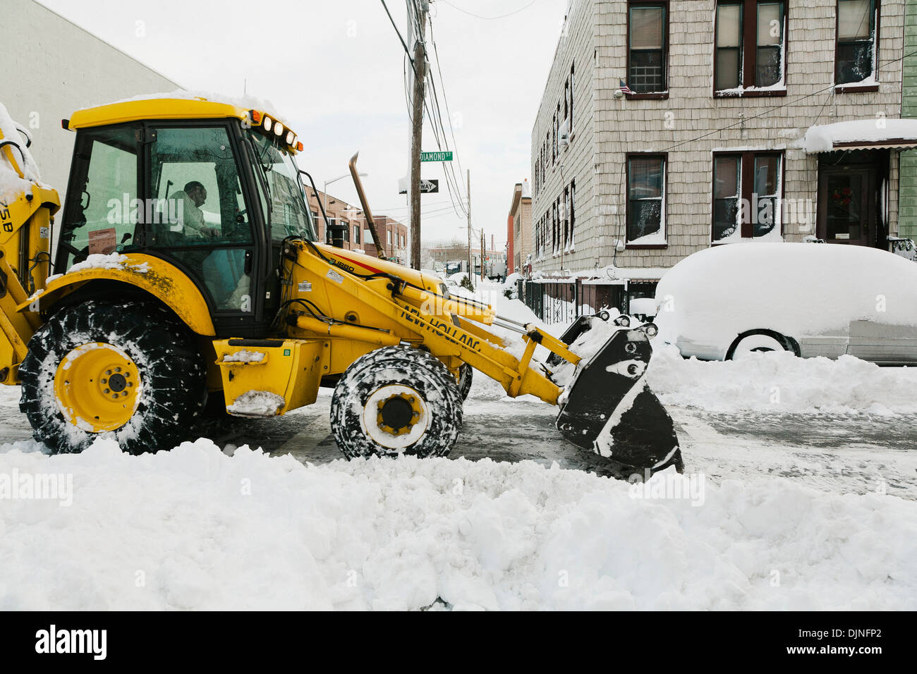 Winter storms new york city hi-res stock photography and images - Alamy