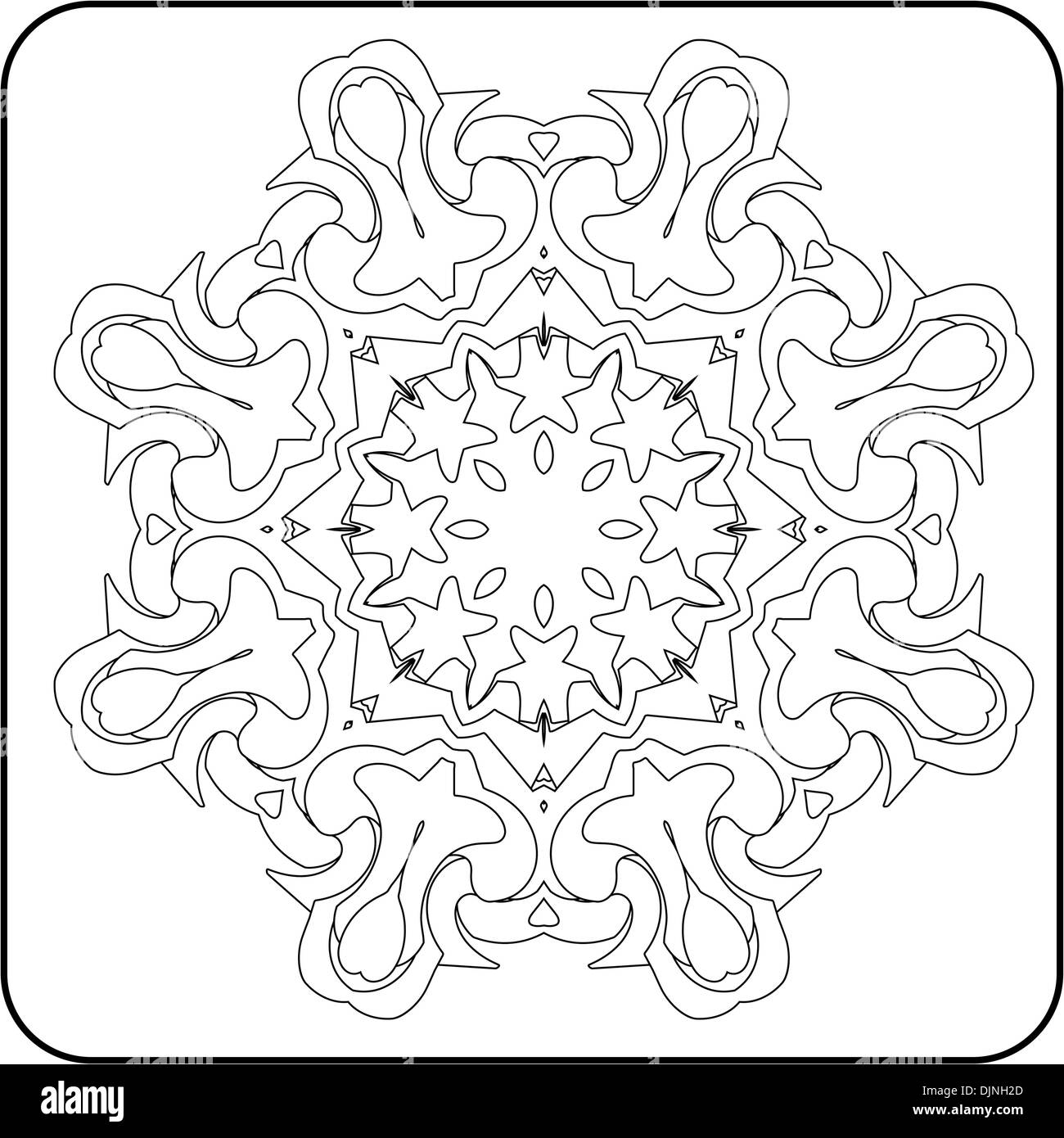 Circles pattern book design Black and White Stock Photos & Images - Alamy