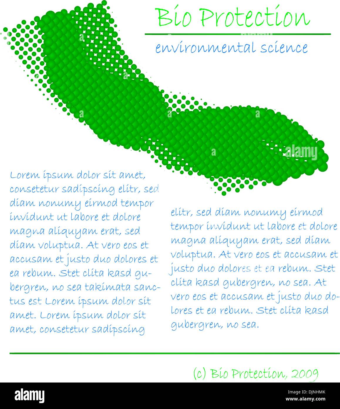environmental design - colorful design of spiral of green circles Stock ...