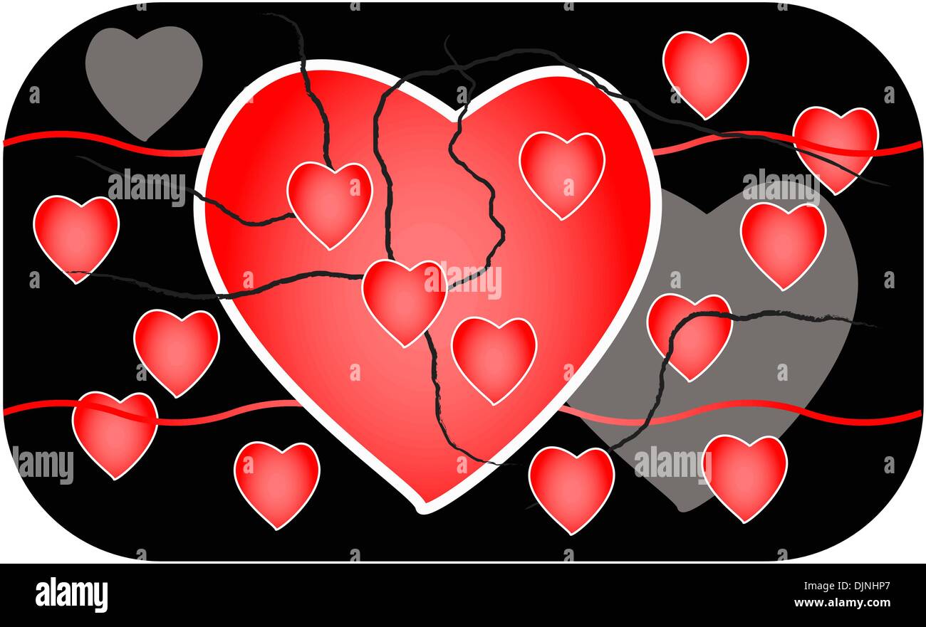 Hearts shapes Stock Vector Images - Alamy