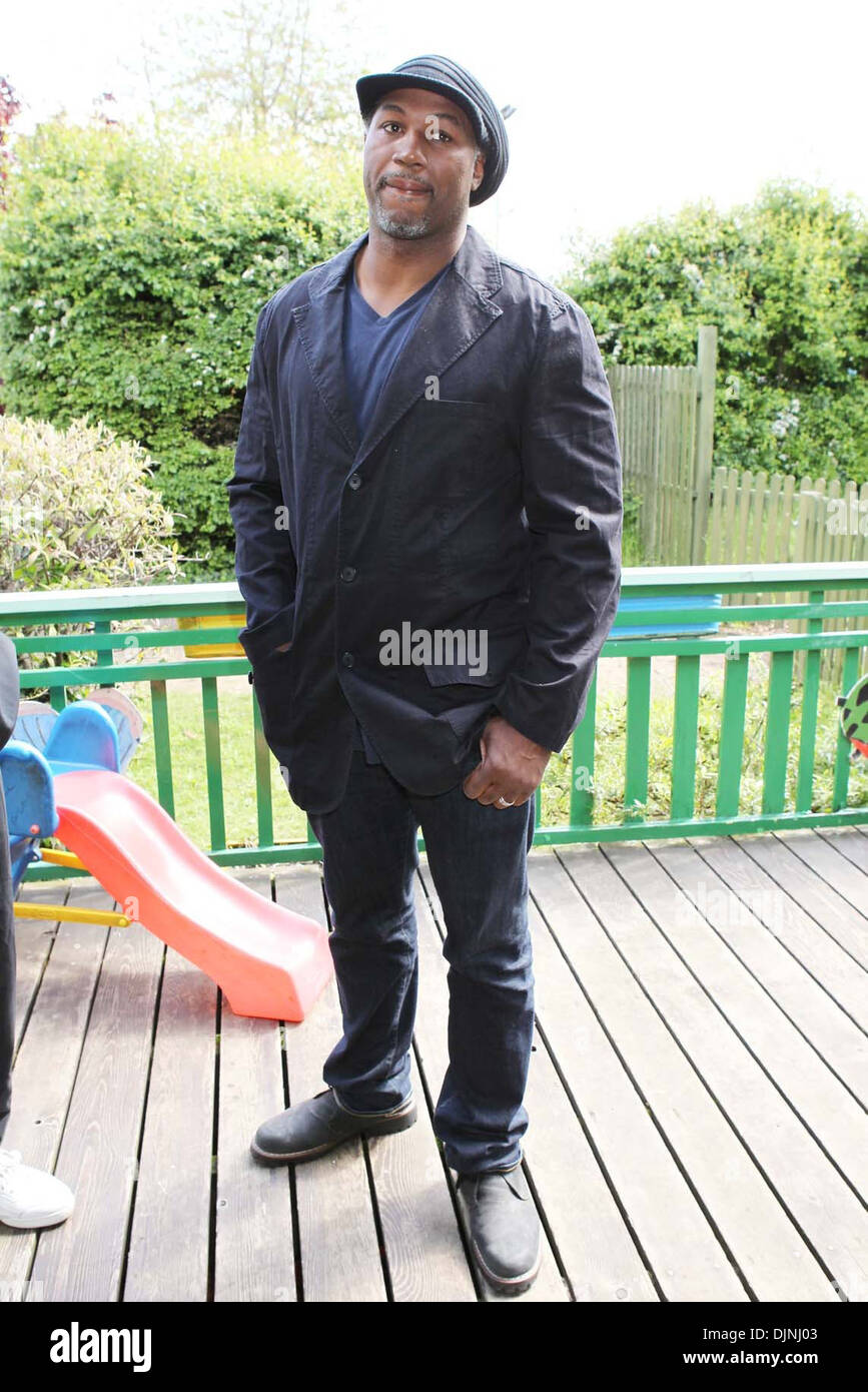 Lennox Lewis Laureus Supporters Lennox Lewis and Alan Hanson pay ...