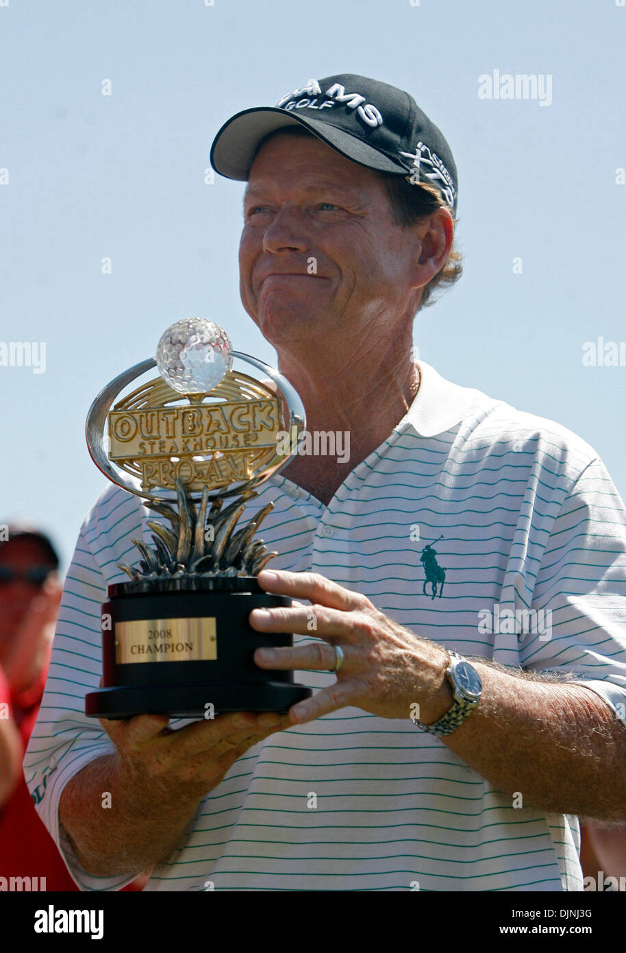 Apr 20, 2008 - Lutz, Florida, USA - TOM WATSON with the trophy after ...
