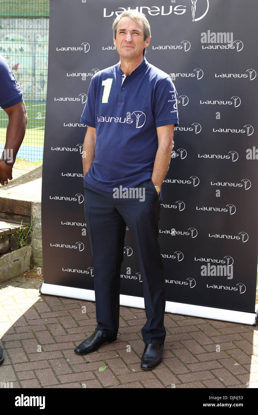 Alan Hanson Laureus Supporters Lennox Lewis and Alan Hanson pay tribute ...