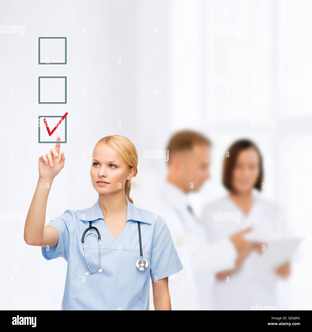 Nurse voting hi-res stock photography and images - Alamy