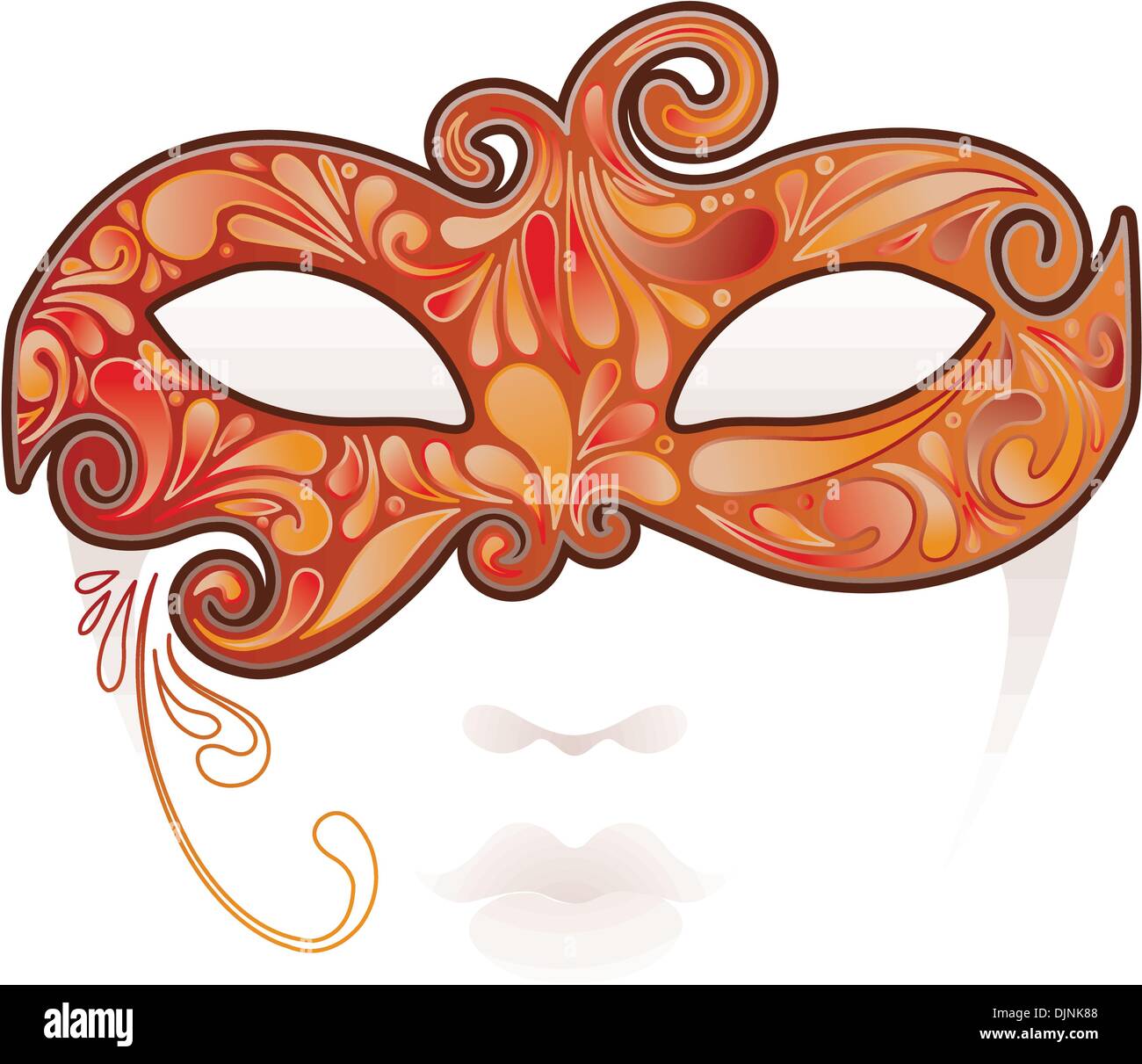 Delicate floral features Stock Vector Images - Alamy