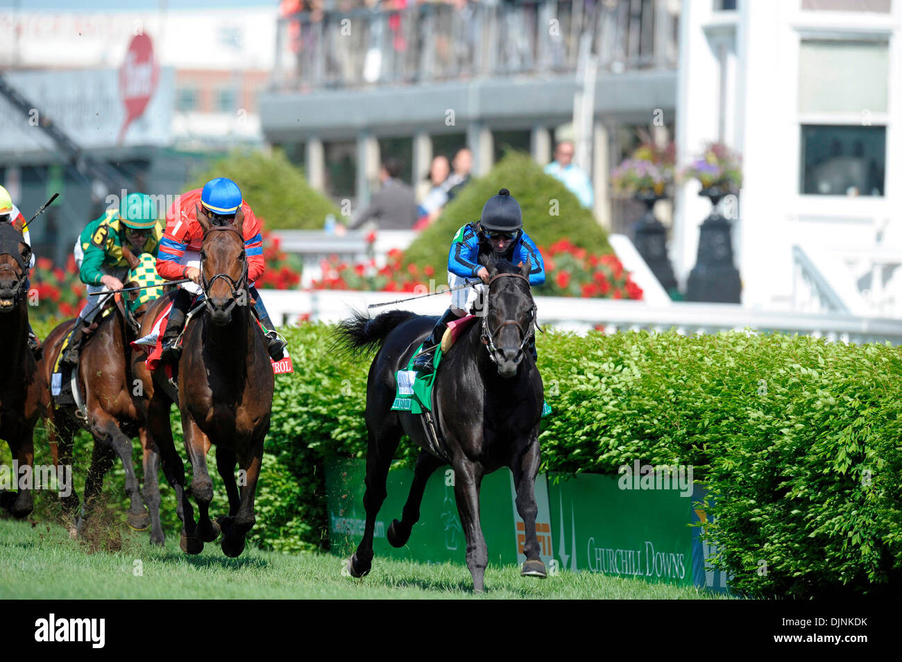 Einstein, ridden by Robby Albarado won the 22nd running of the Woodford ...