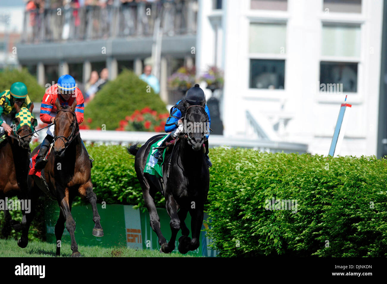 Einstein, ridden by Robby Albarado won the 22nd running of the Woodford ...