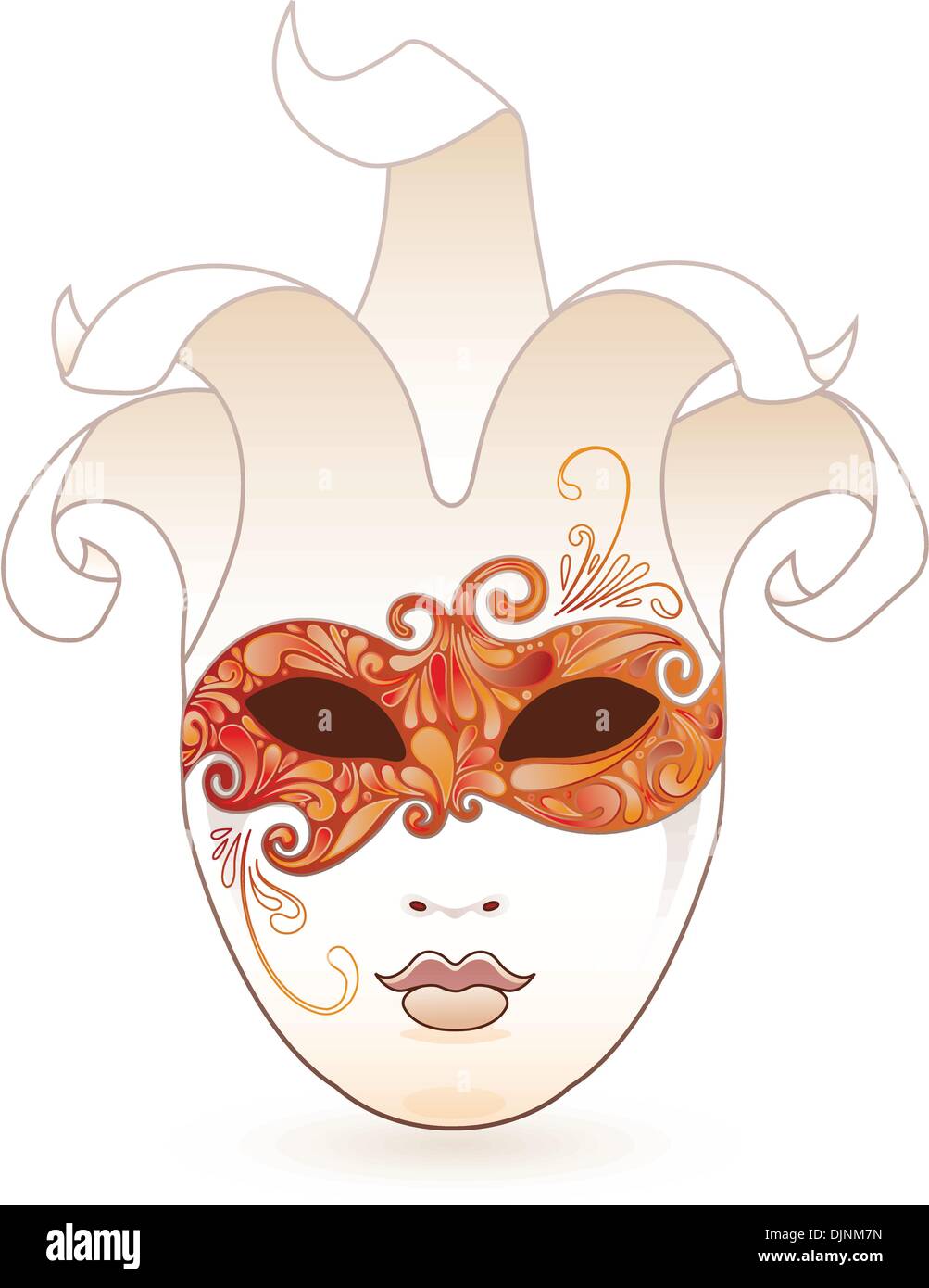 Disguise fancy dress masquerade Stock Vector Images - Alamy