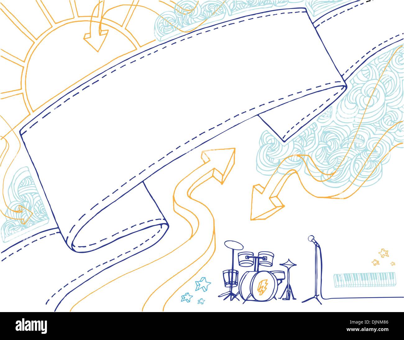 Large blank sign copy Stock Vector Images - Alamy