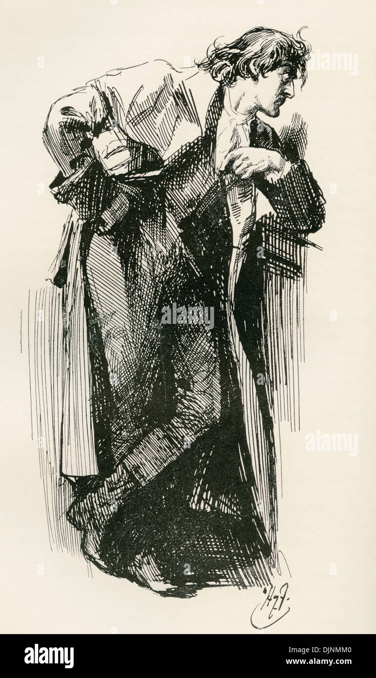 Sydney Carton Illustration By Harry Furniss For The Charles Dickens