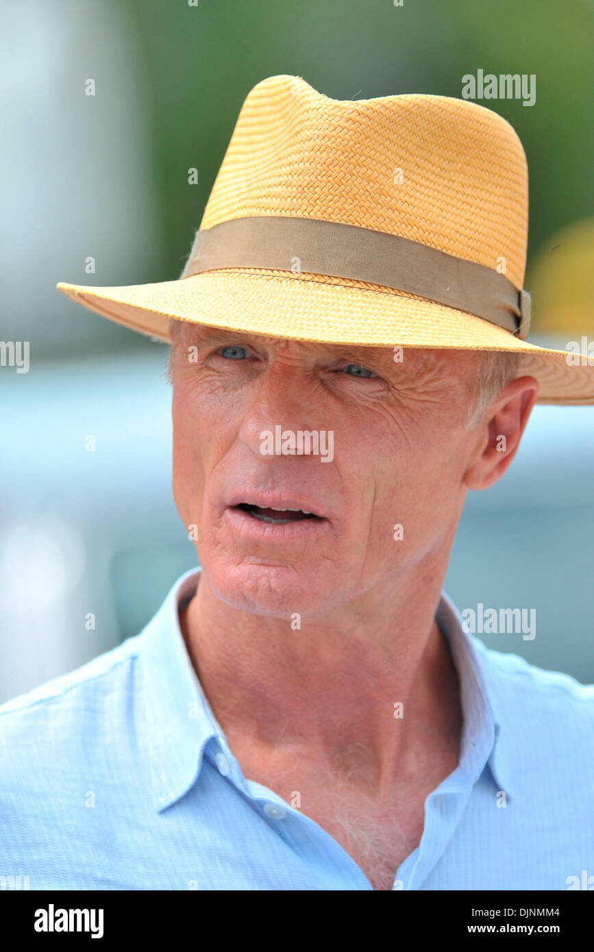 Ed Harris leaving set of 'Pain and Gain' Miami Florida - 16.05.12 Stock ...