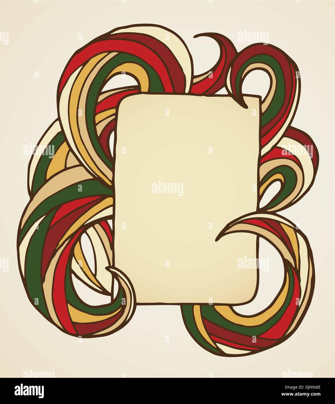 Organic frame with verticle orientation Stock Vector Image & Art - Alamy