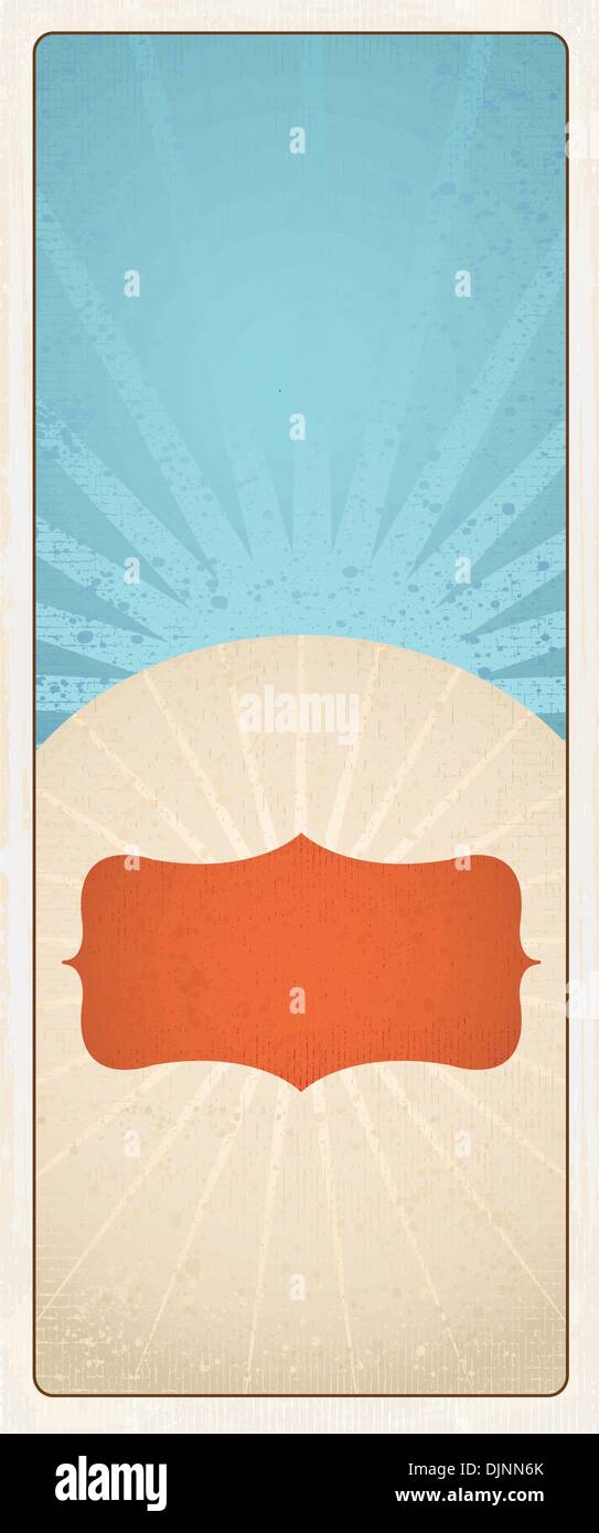 Vertical tag or sign with textured background and room for text Stock ...