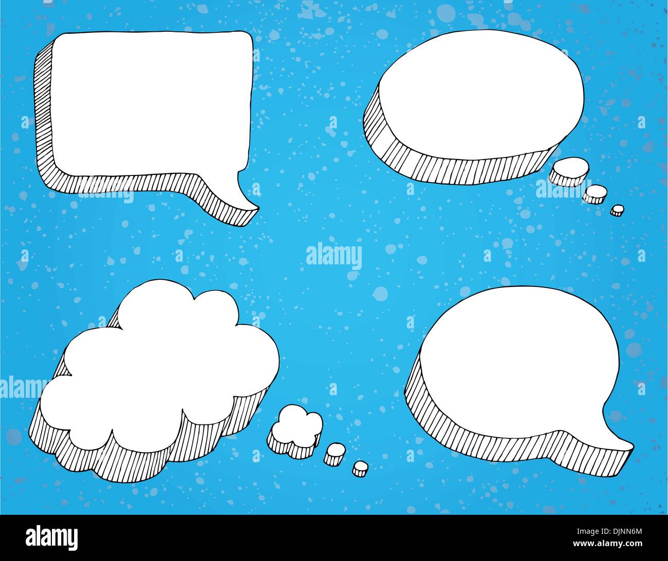Selection of comic thought bubbles Stock Vector Image & Art - Alamy