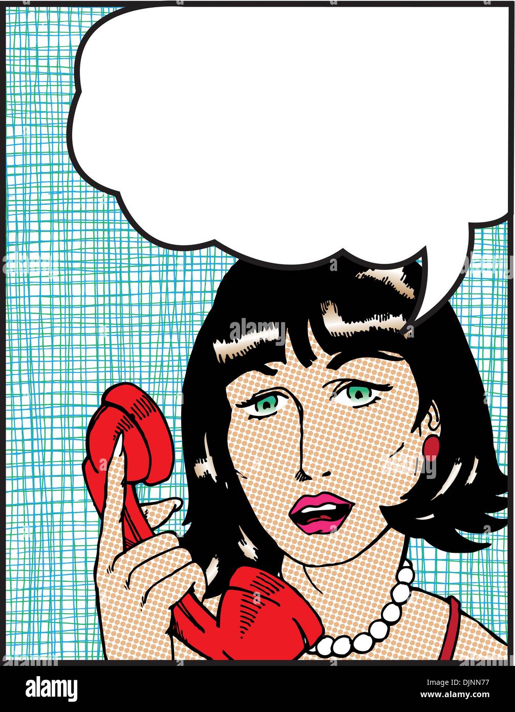 Phone upset woman Stock Vector Images - Alamy