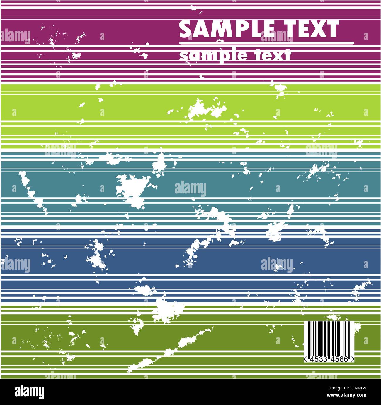 Grungy vector design of stripes with barcode Stock Vector Image & Art ...