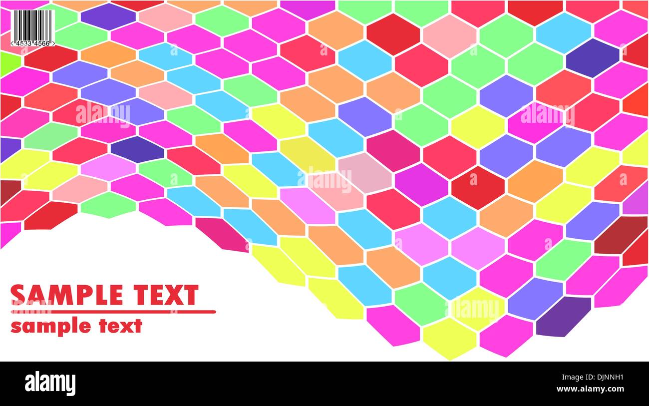 colored hexagon vector background Stock Vector Image & Art - Alamy