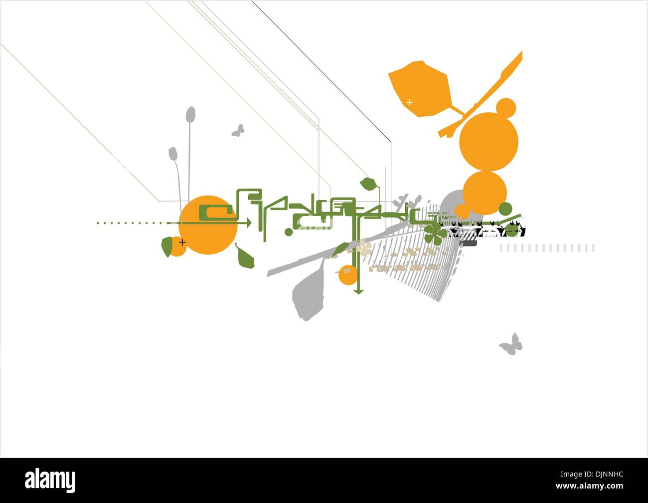 Oranges (vector vitamins) abstract background Stock Vector Image & Art ...