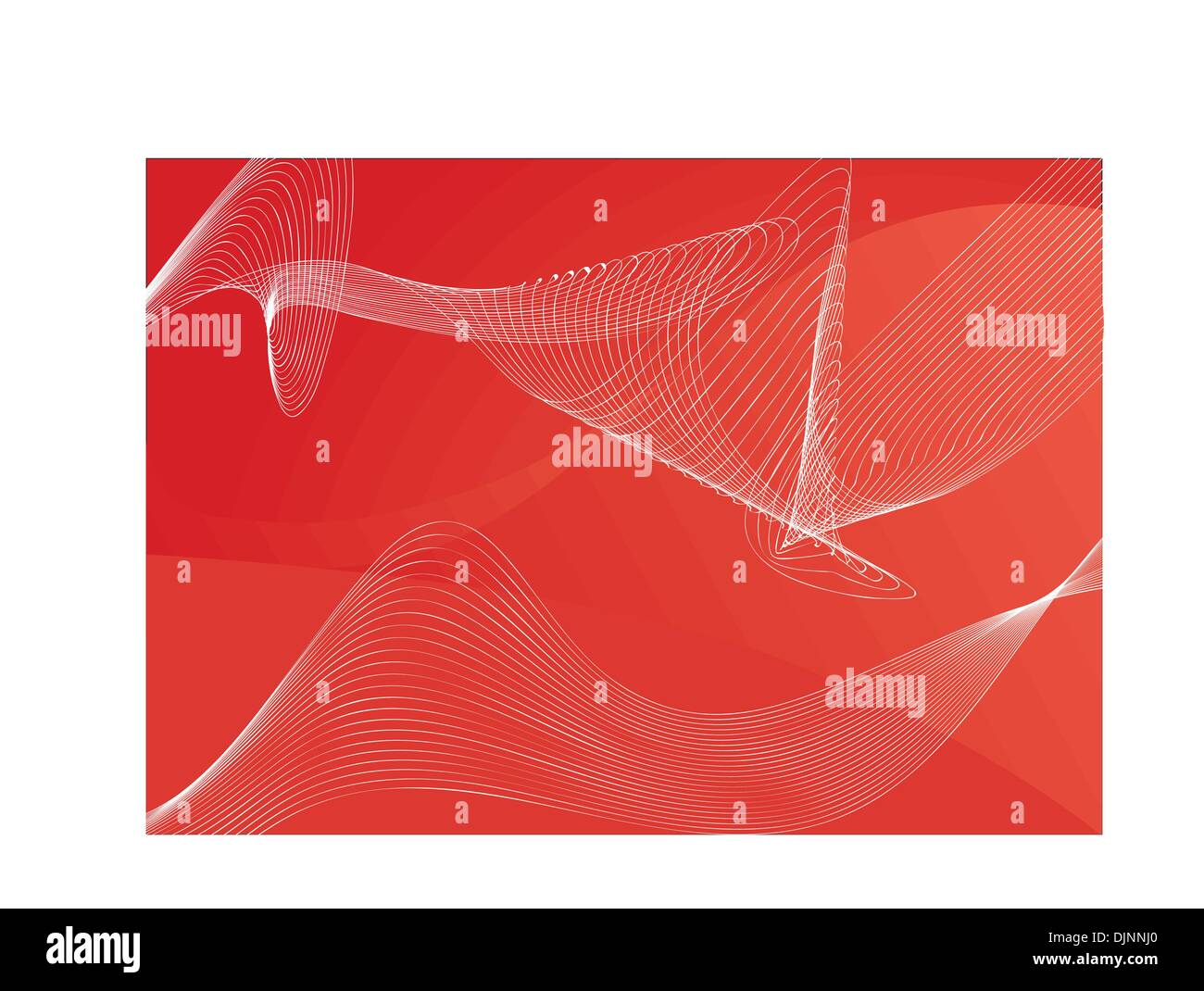 red abstract lines background ; composition of curved lines--great for ...