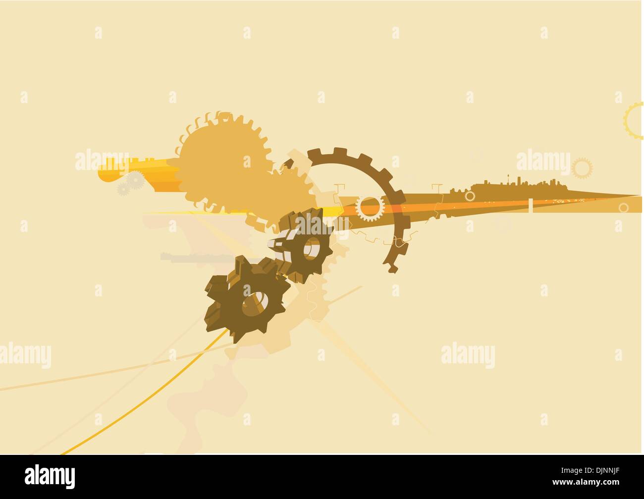 complex vector graphics elements , urban industrial Background Stock ...