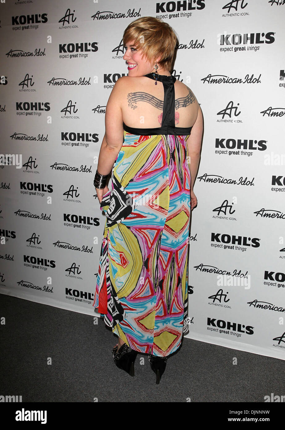 Erika Van Pelt American Idol Season 11 contestants appear at Los ...