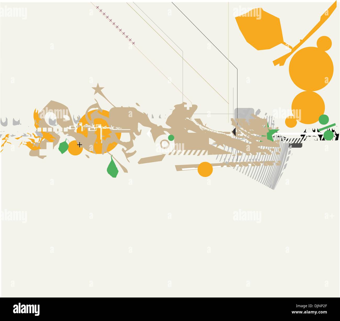 Urban abstract background, grunge style. Vector illustration Stock ...