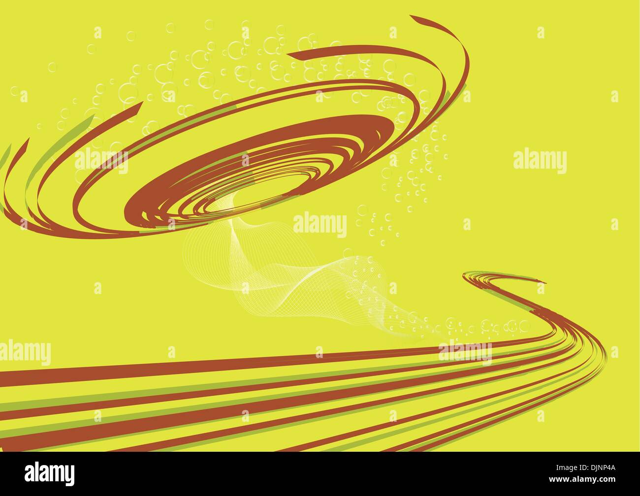 composition of curved lines--great for backgrounds, or layering over ...