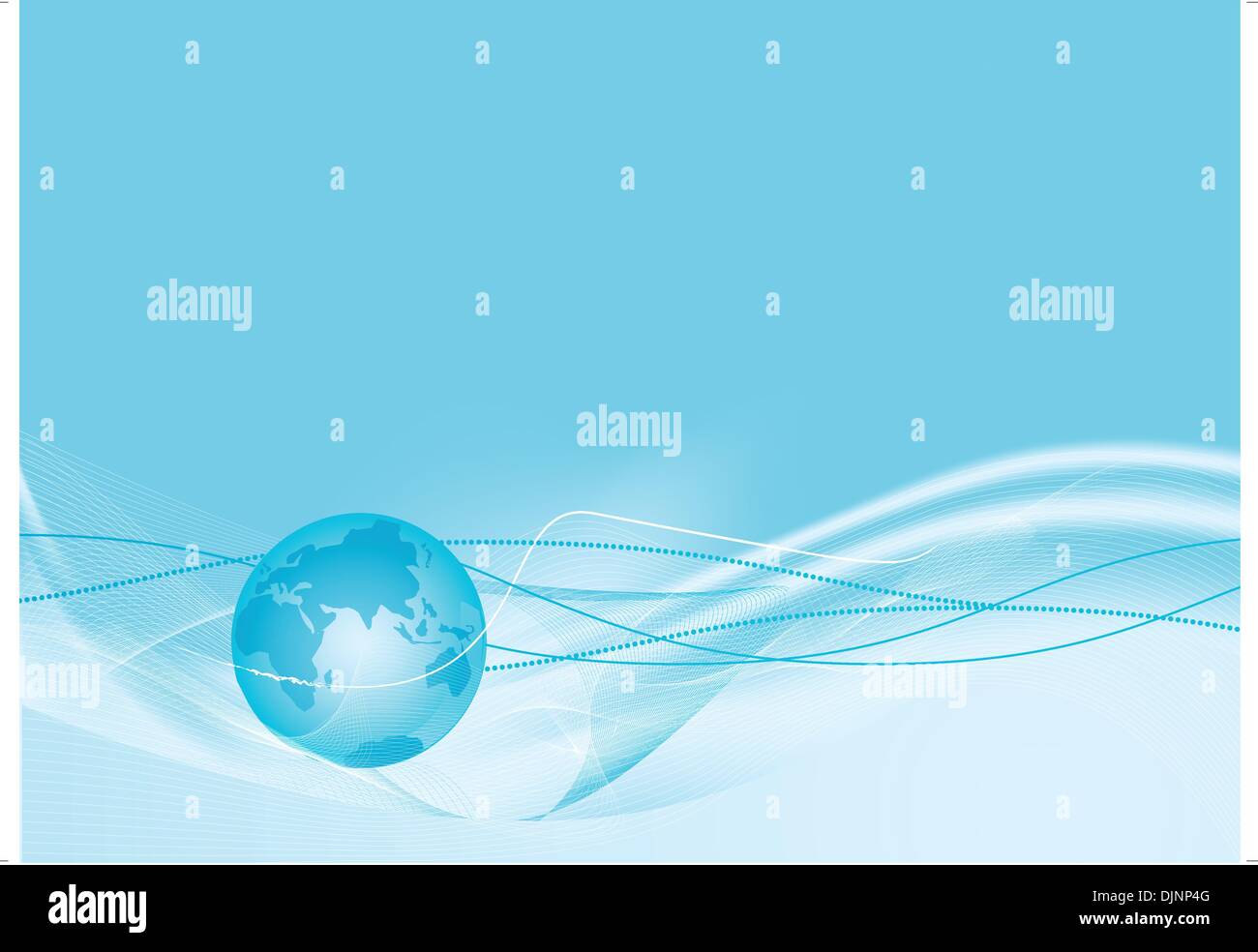 abstract lines background composition of curved lines and globe -great ...
