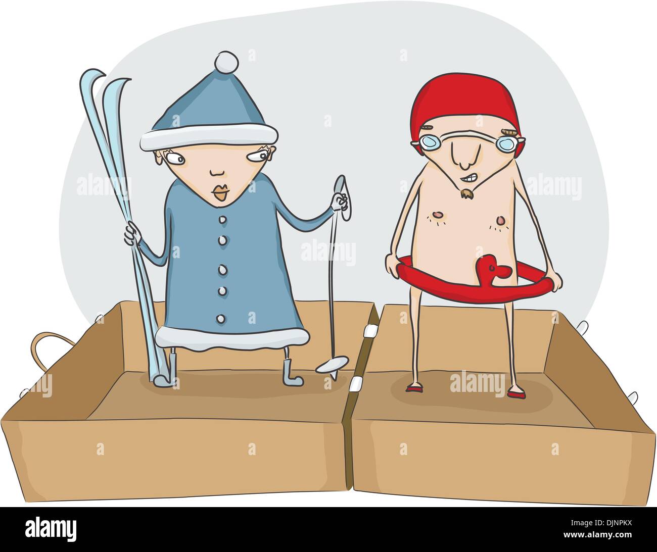 Before packing Stock Vector Images - Alamy