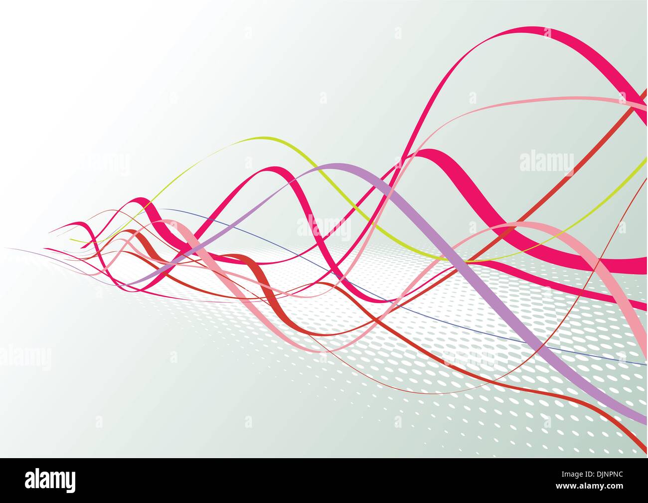 Abstract lines background: composition of colored curved lines - great ...