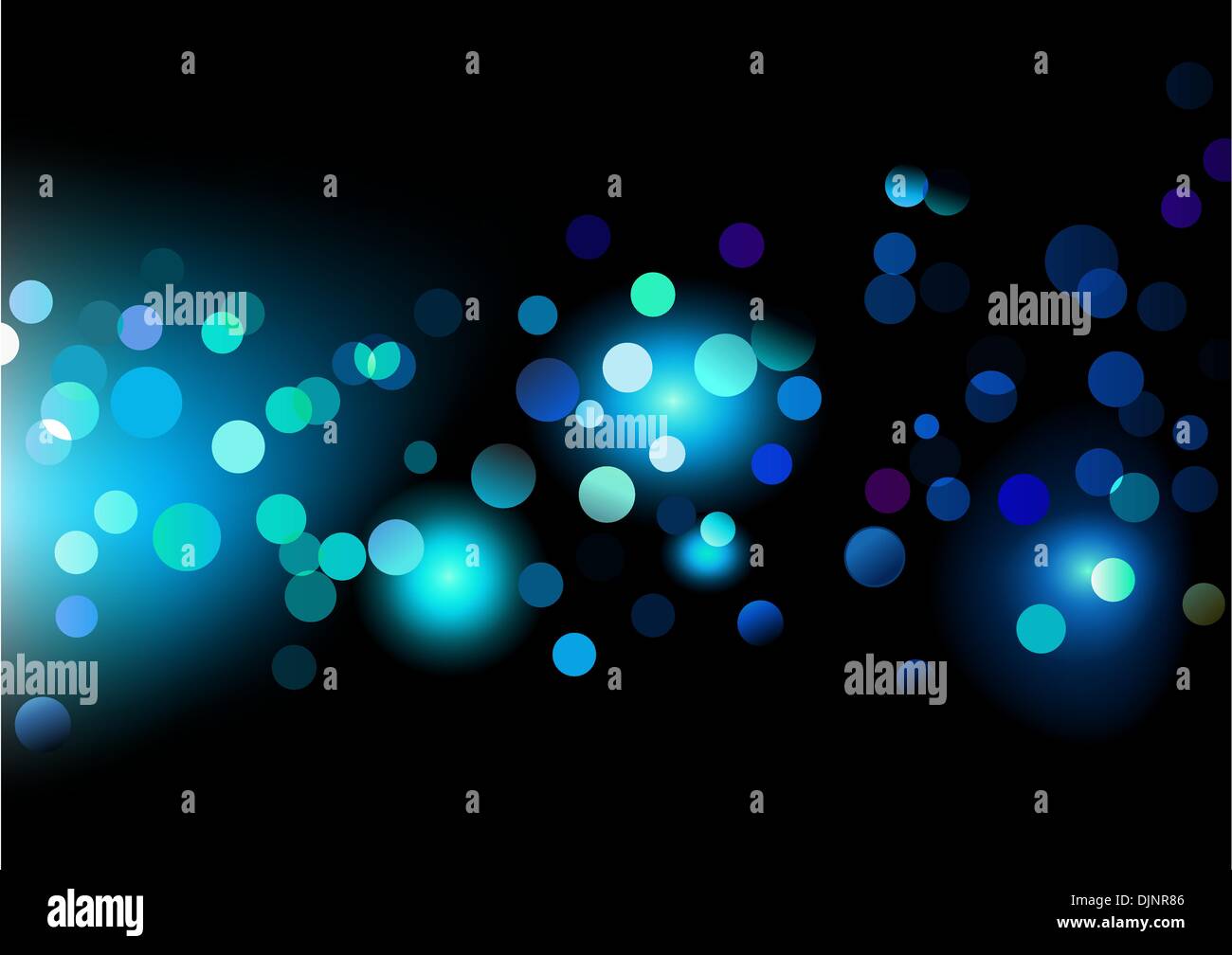 Vector illustration of disco lights dots pattern on black background ...