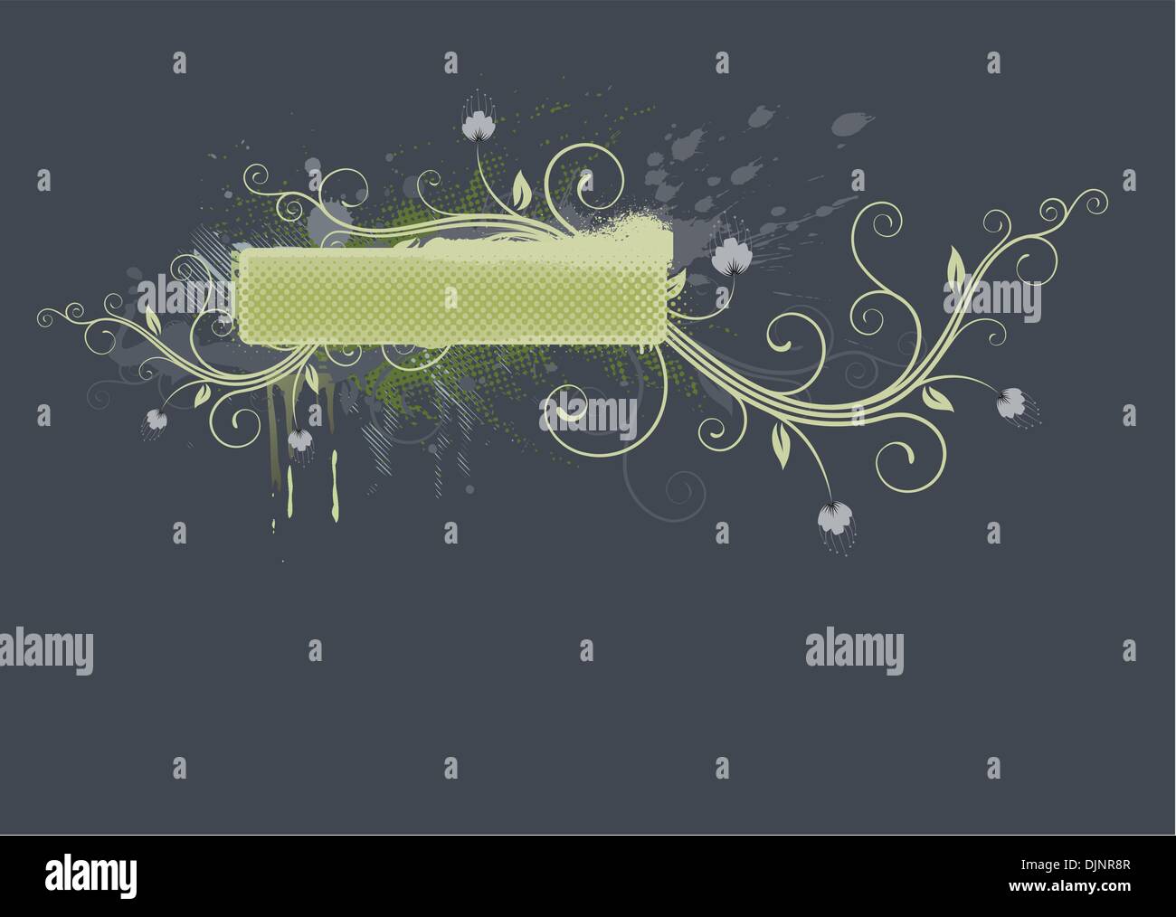 Vector illustration of style Floral Decorative banner Stock Vector ...