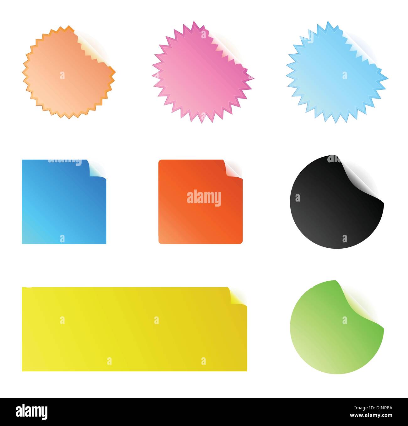 Peeling tag Stock Vector Images - Alamy