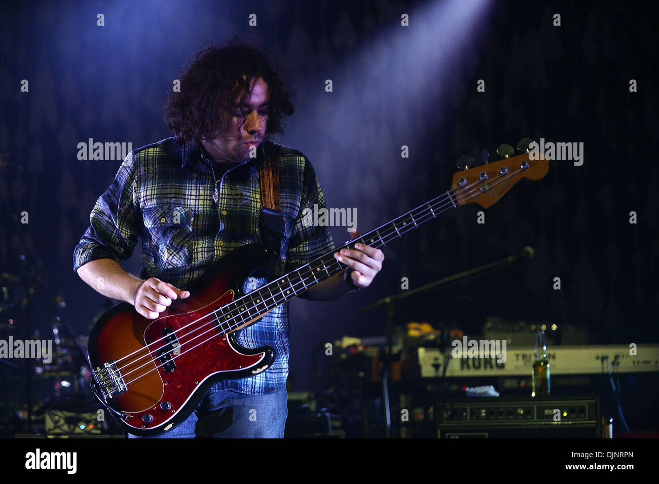 Kiel Everett of Purling Hiss performs at Fillmore Miami Beach at Jackie ...