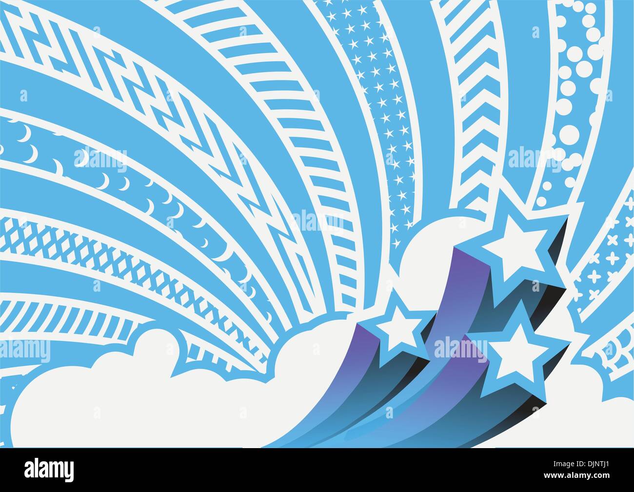 Vector illustration - funky looking composition. pattern background ...