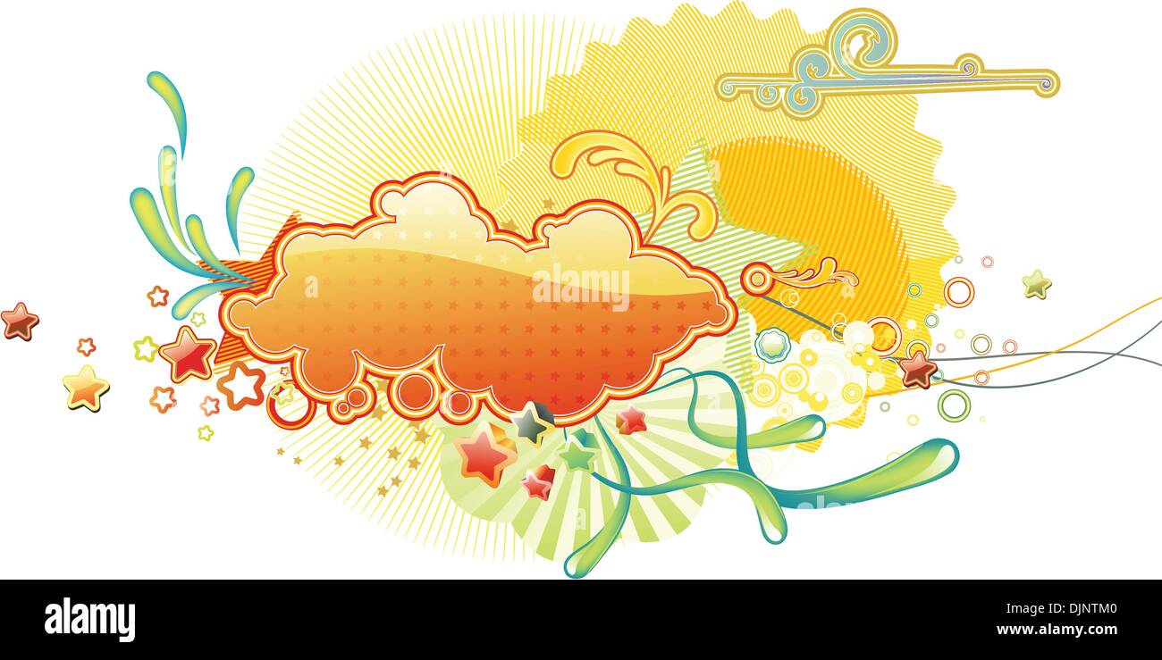 Vector illustration of Retro colorful Candy background Stock Vector ...