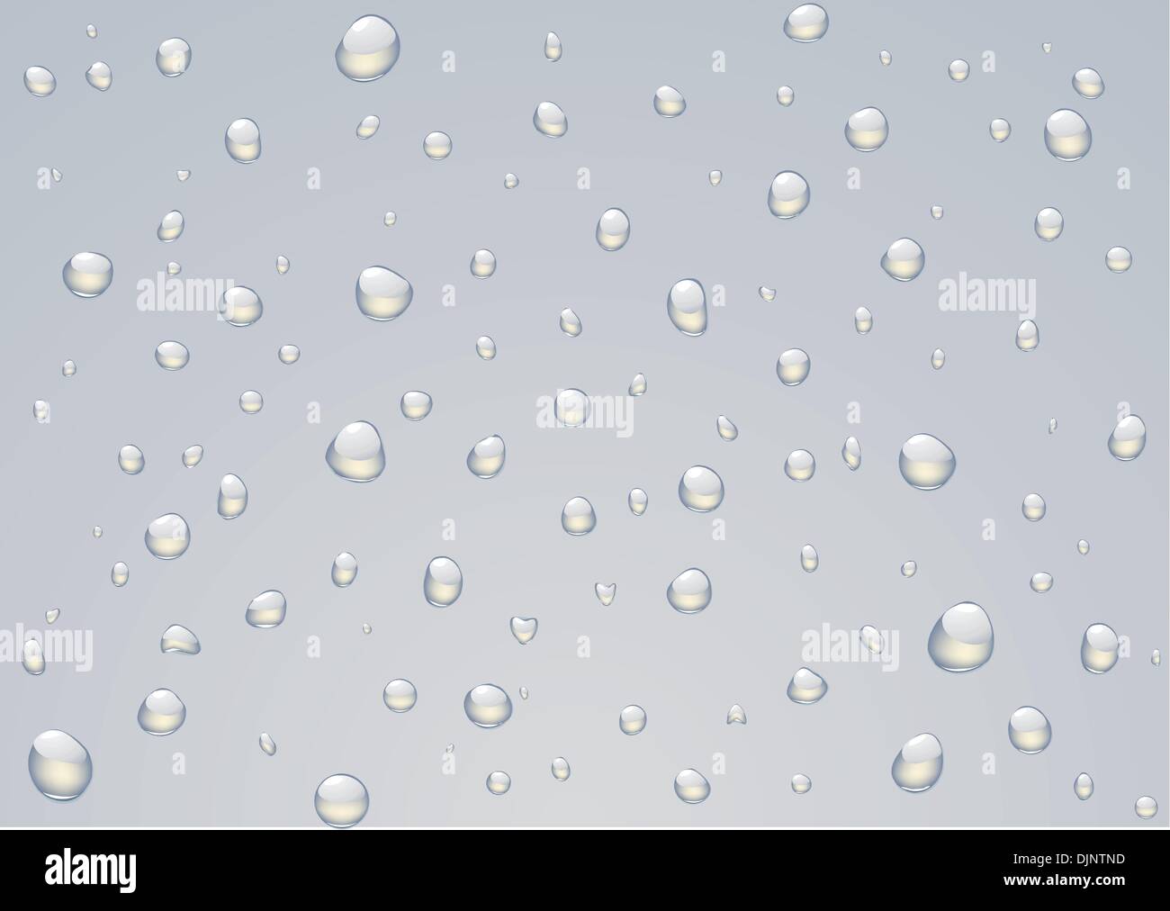 Vector illustration of Rain drops on a window Stock Vector Image & Art ...