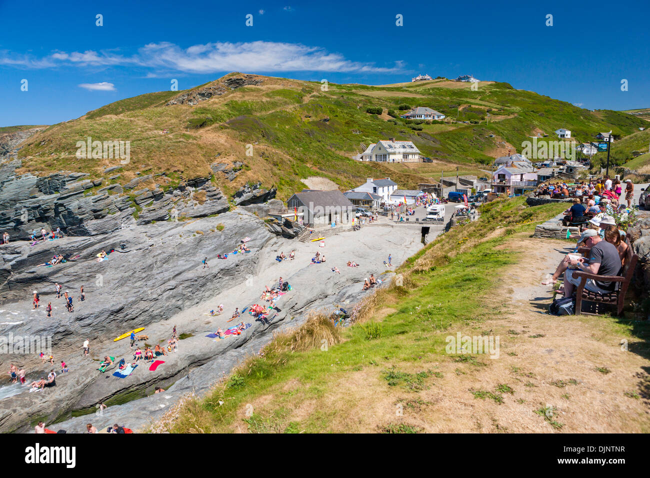 Trebarwith strand hi-res stock photography and images - Alamy