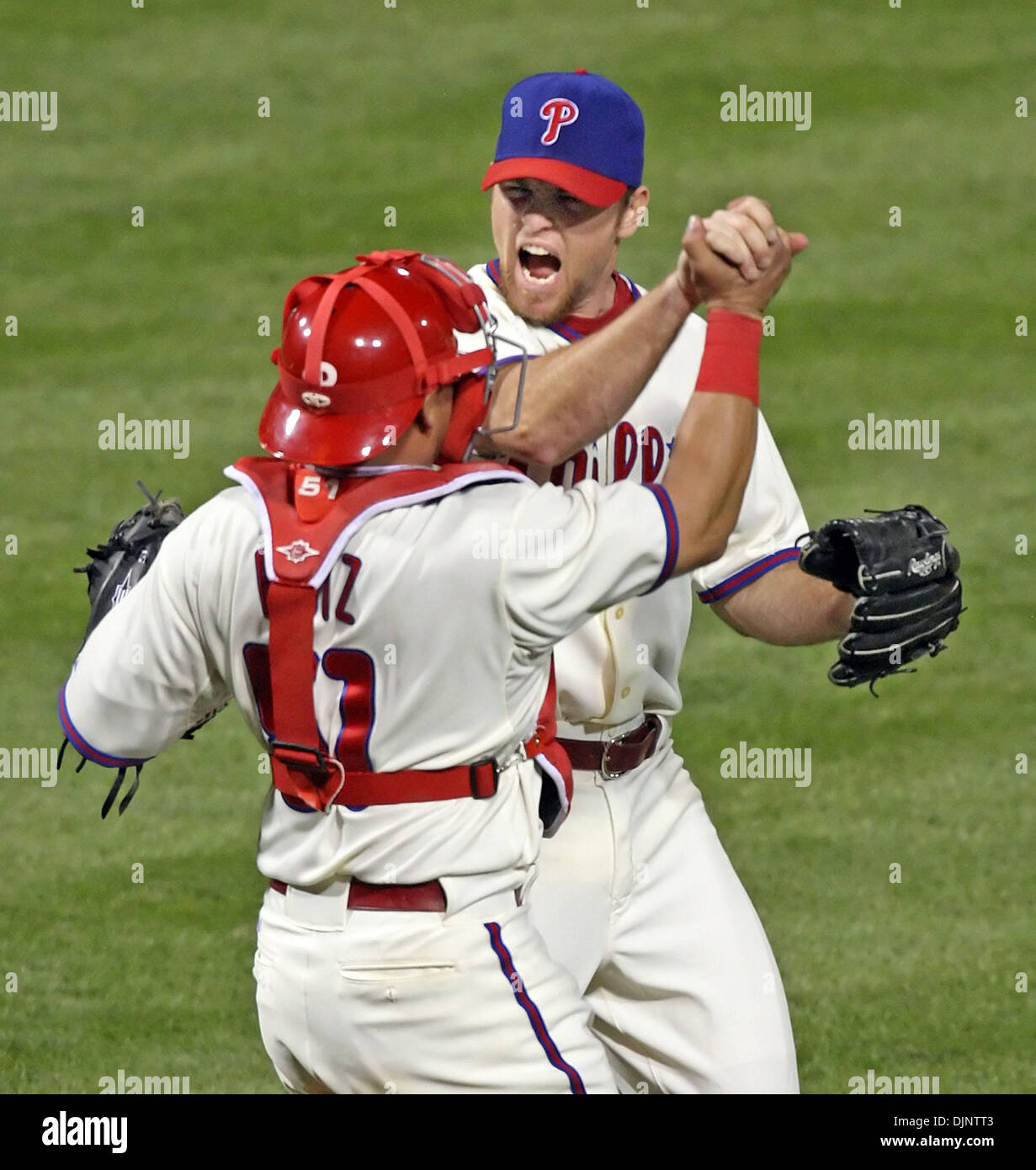 Philadelphia phillies closer brad lidge hi-res stock photography and ...