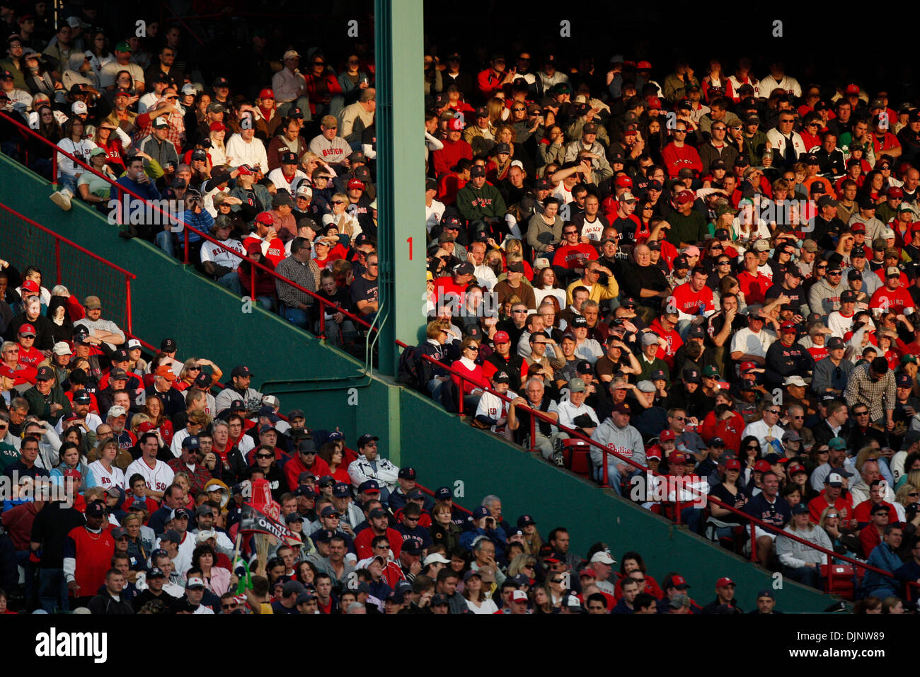 Red sox fans sit in hi-res stock photography and images - Alamy
