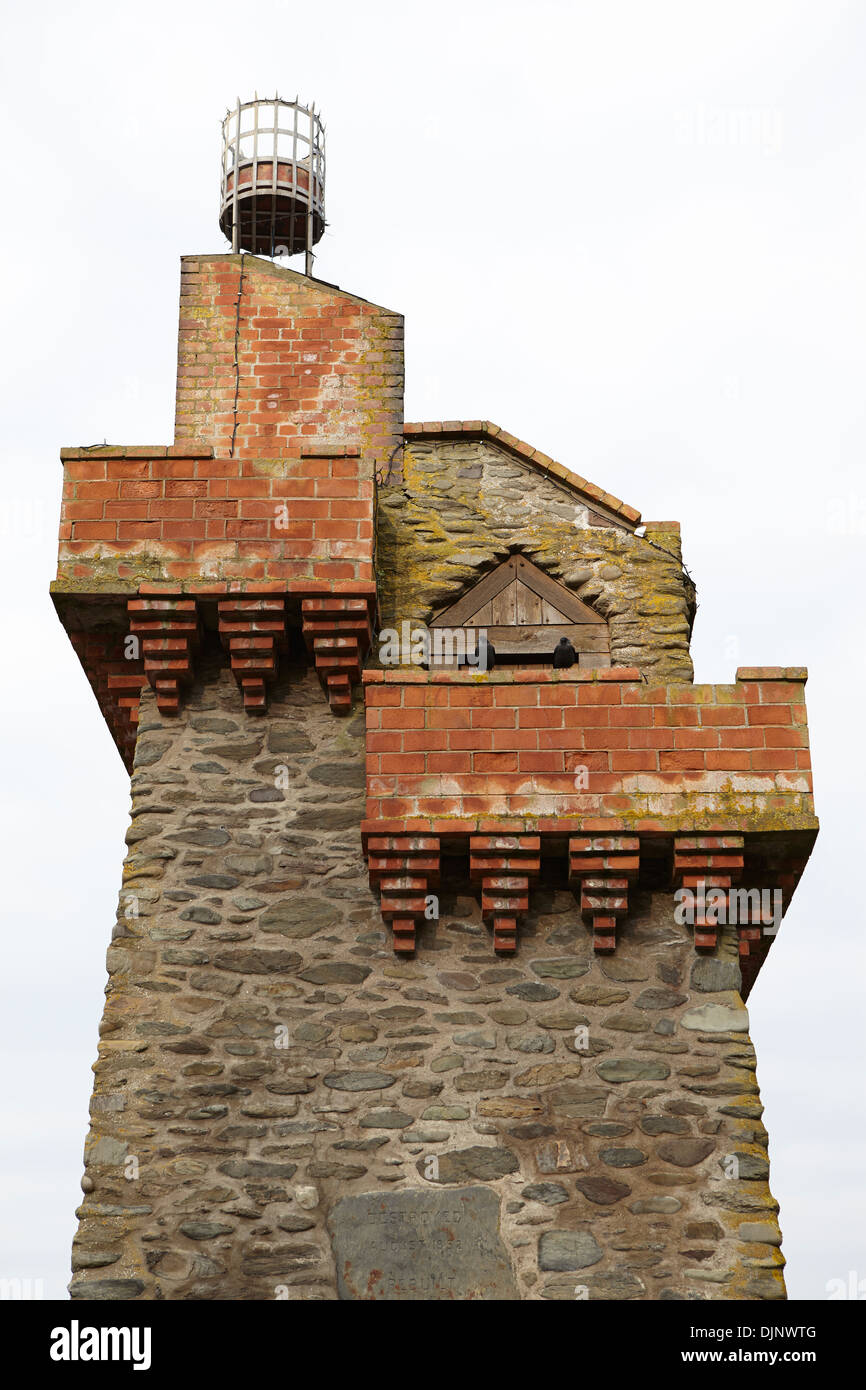 Beacon fire at harbour Stock Photo - Alamy