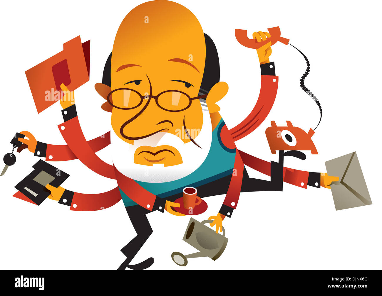 Man carrying many hi-res stock photography and images - Alamy