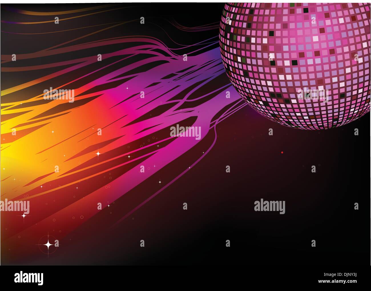 Vector illustration of shiny abstract party design Stock Vector Image ...