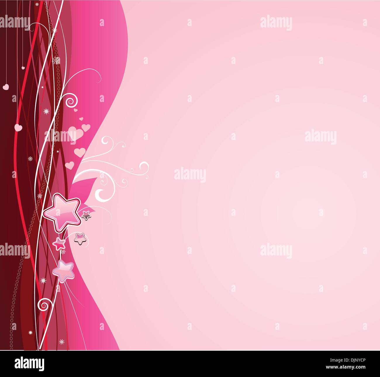 Vector illustration of funky pink abstract background. Great for ...