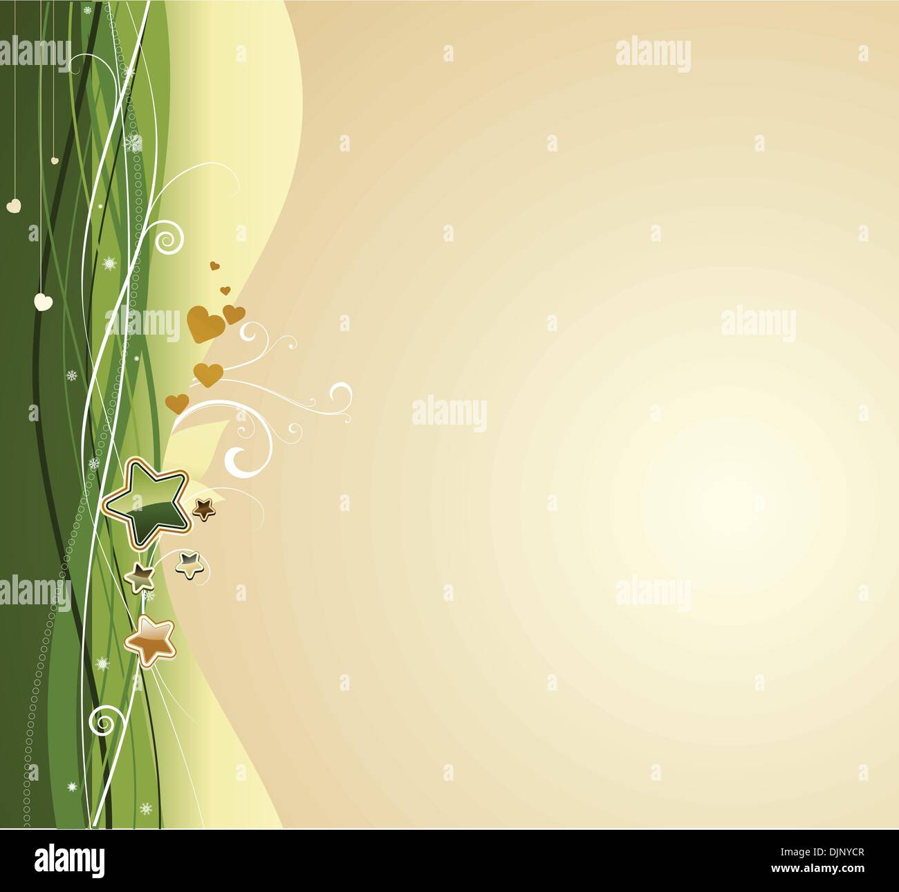 Vector illustration of funky green abstract background. Great for ...